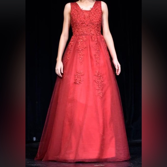 Dresses | Red Pageant Dress | Poshmark